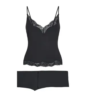 SKIMS Sleep Cami Pyjama Set - Black