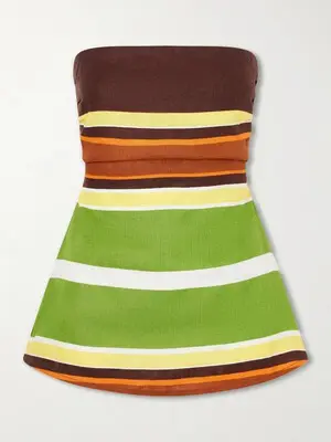 Faithfull The Brand Faithfull 'Solmar' Striped Linen Top Multi
