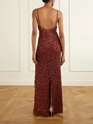 Jenny Packham Ishbel' Sequin Embellished Gown