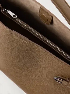 Brunello Cucinelli Textured Leather Shoulder Bag