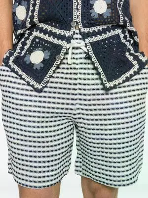 CHE Riita Horizontal-stripe Shorts