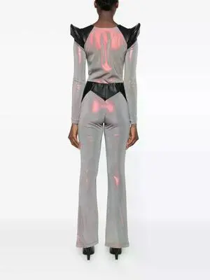 MITILIANE COUTURE Holographic Panel Jumpsuit