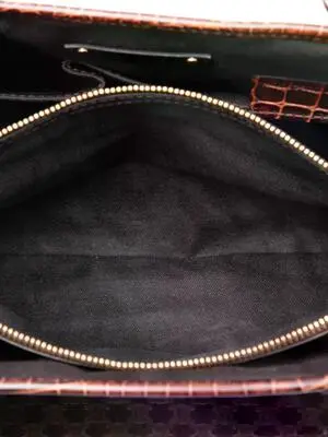 Celine Macadam Suede Boogie Handbag