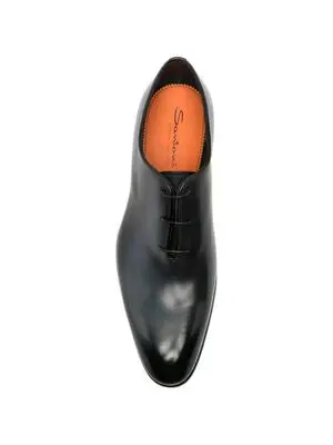 Santoni Lace-up Leather Oxford Shoes