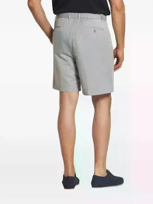 Brioni Bellagio Pleated Waistband Tailored Shorts - Grey