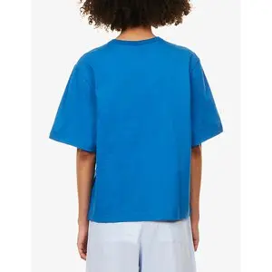 SKALL STUDIO Boyfriend Oversized Cotton T-shirt - Classic Blue