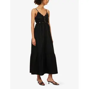 Rails Ivana Beaded Cotton Maxi Dress