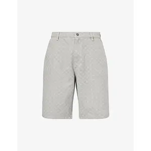 DAILY PAPER Monogram Cotton Shorts