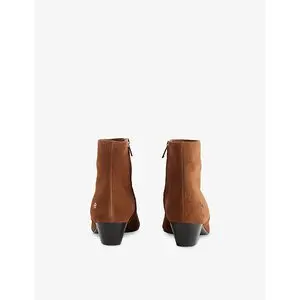 ANINE BING Freya Suede Ankle Boots