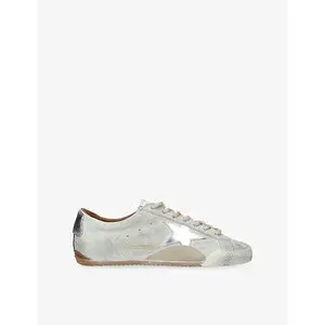 GOLDEN GOOSE Golden Goose True Star Leather Trainers Bone/comb