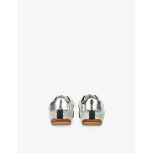 GOLDEN GOOSE True Star Leather Trainers - Bone/comb