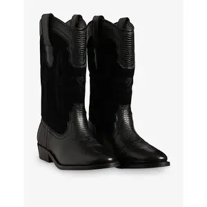 Zadig&Voltaire Tex Leather Western Boots