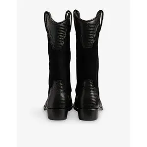 Zadig&Voltaire Tex Leather Western Boots