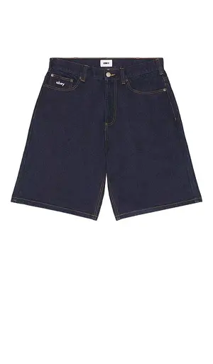Obey Bigwig Baggy Denim Shorts