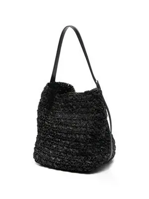 TOTEME Woven Tote Bag With Silver-tone Hardware