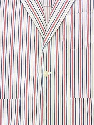 ROMEO GIGLI 1990s Striped Single-breasted Jacket