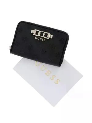 Guess Anise Logo-embossed Zip-around Wallet