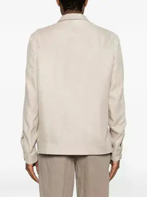 LUIGI BIANCHI Flap-pocket Button-up Overshirt
