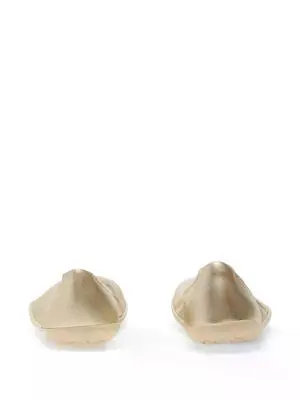 GROUNDIES Metallic Elasticated Ballet Flats