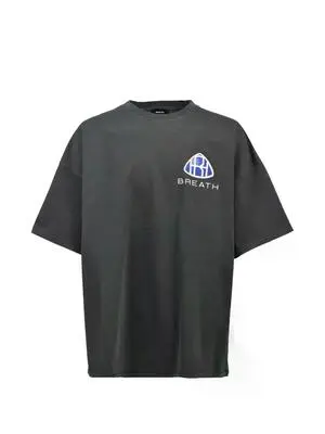BREATH Logo-print T-shirt - Black