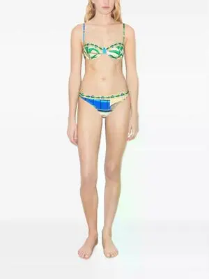 Tory Burch Printed Bikini Top - Neutrals