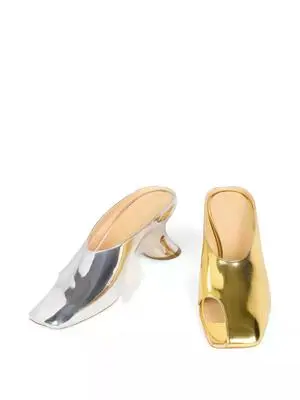 A.W.A.K.E. Mode Metallic Cut-out Mules