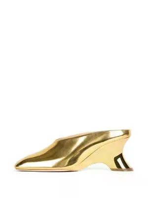 A.W.A.K.E. Mode Metallic Cut-out Mules