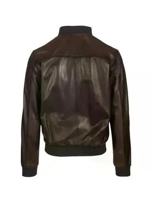 AL DUCA D’AOSTA 1902 Reversible Perforated Leather Jacket