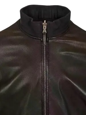 AL DUCA D’AOSTA 1902 Reversible Perforated Leather Jacket