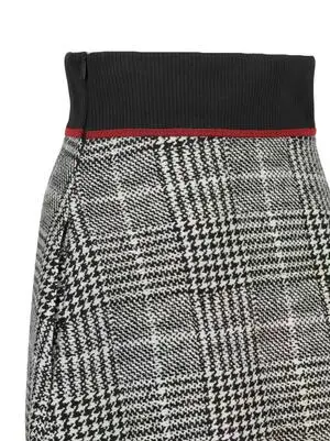 Fendi Houndstooth A-line Skirt
