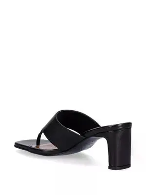 JONAK PARIS Thong-strap Square-toe Sandals