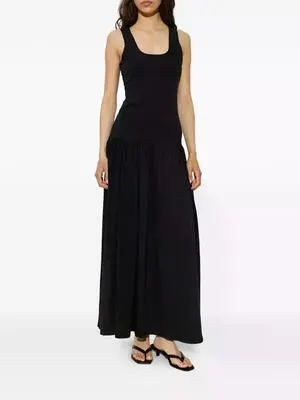 BY MALENE BIRGER Marcielle Scoop Neck Maxi Dress - Black