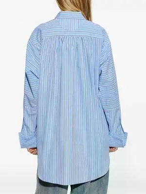 Marni Striped Cotton Oversized Mini Dress