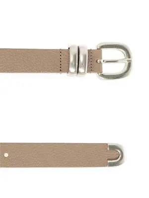 BY MALENE BIRGER Zoilo Leather Belt - Neutrals