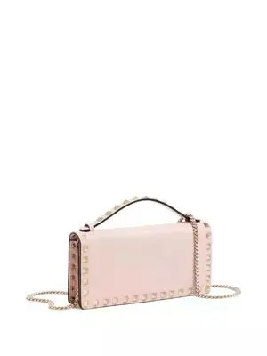 Valentino Garavani Rockstud Wallet With Chain - Pink