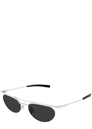 Saint Laurent Round Frame Sunglasses - Silver