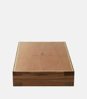 Brunello Cucinelli Walnut Backgammon Set