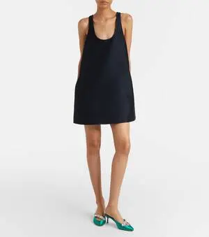 Balenciaga Wool And Silk Mini Dress