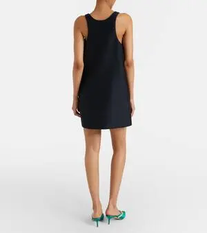 Balenciaga Wool And Silk Mini Dress