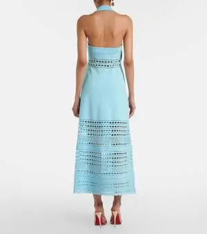 Simkhai Blayne Open-knit Midi Dress