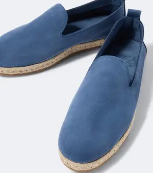 ANCIENT GREEK SANDALS Nomas Leather Espadrilles - Blue