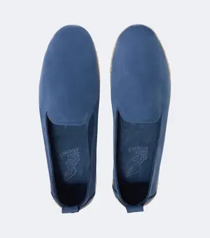 ANCIENT GREEK SANDALS Nomas Leather Espadrilles - Blue