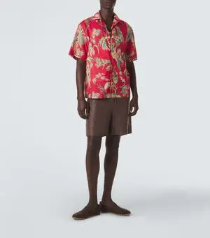 Etro Paisley Cotton Bowling Shirt