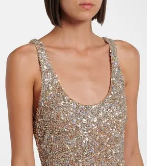 THE SEI Embellished Maxi Gown