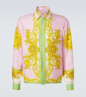 Versace Printed Silk Shirt - Multicoloured