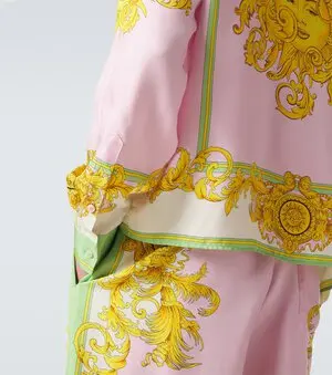 Versace Printed Silk Shirt - Multicoloured