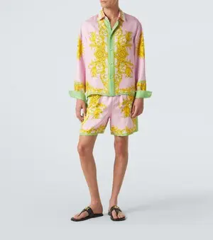 Versace Printed Silk Shirt - Multicoloured