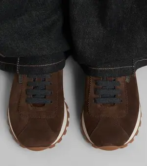 Brunello Cucinelli Monili Suede Sneakers