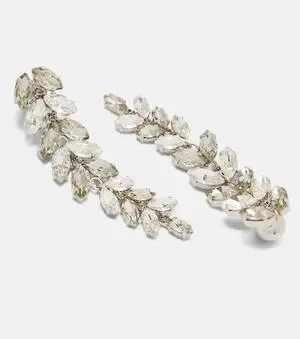 Erdem Embellished Drop Earrings