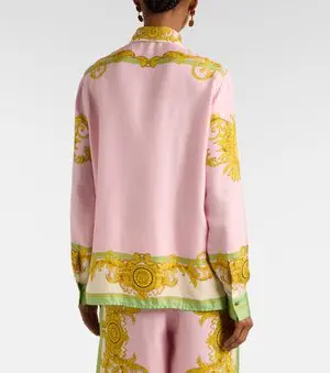 Versace Printed Silk Twill Shirt - Multicoloured